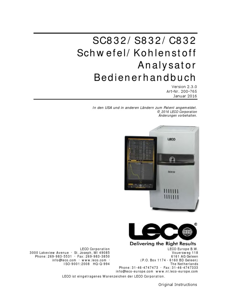 LECO Manual | PDF | Computing | Microsoft Windows