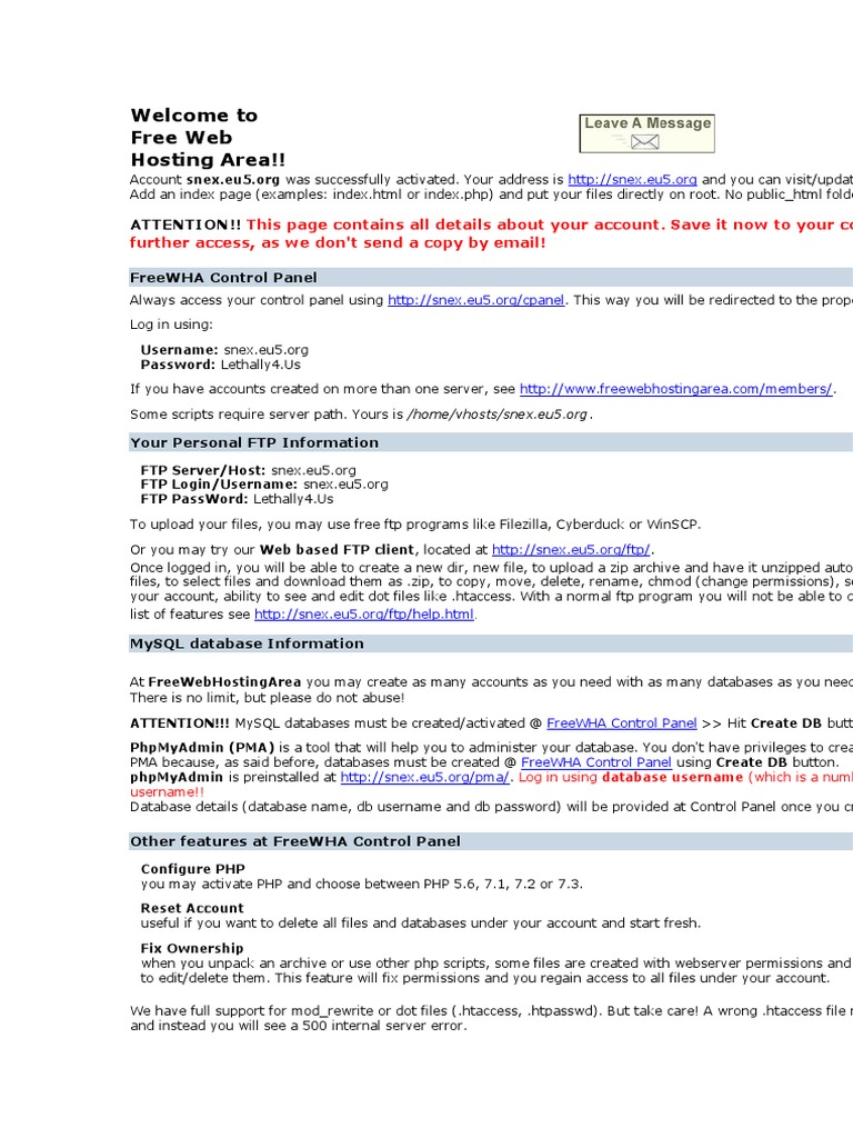 Freewha | PDF | File Transfer Protocol | World Wide Web