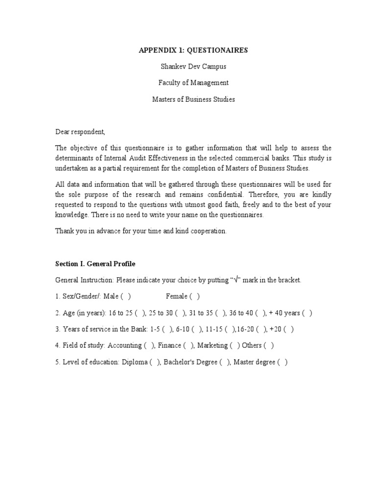 Assessing the Determinants of Internal Audit Effectiveness: A ...