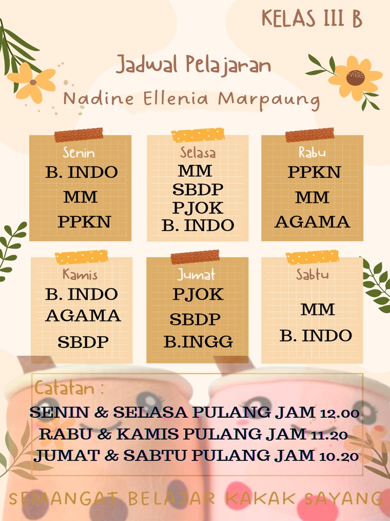 Roster Kelas 3b | PDF