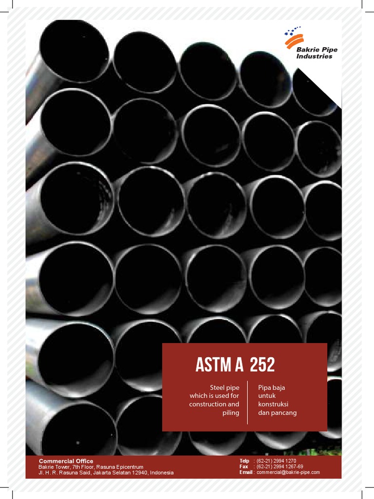 Flyer - Astm A252 | PDF | Building Engineering | Chemical Engineering