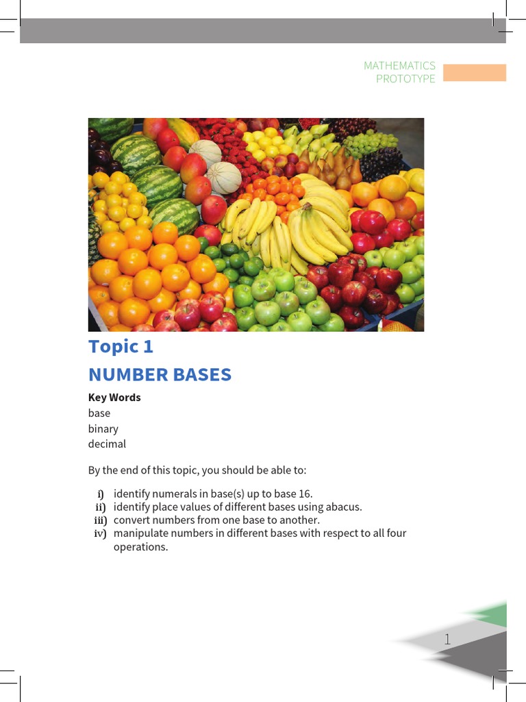 S.1 Maths Learner Book CHP 1 - 2kompressed | PDF | Multiplication | Numbers