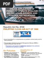 RA 8749 - PhilippineCleanAirAct - Engr. CARAMOAN - 092022 - Revised | PDF