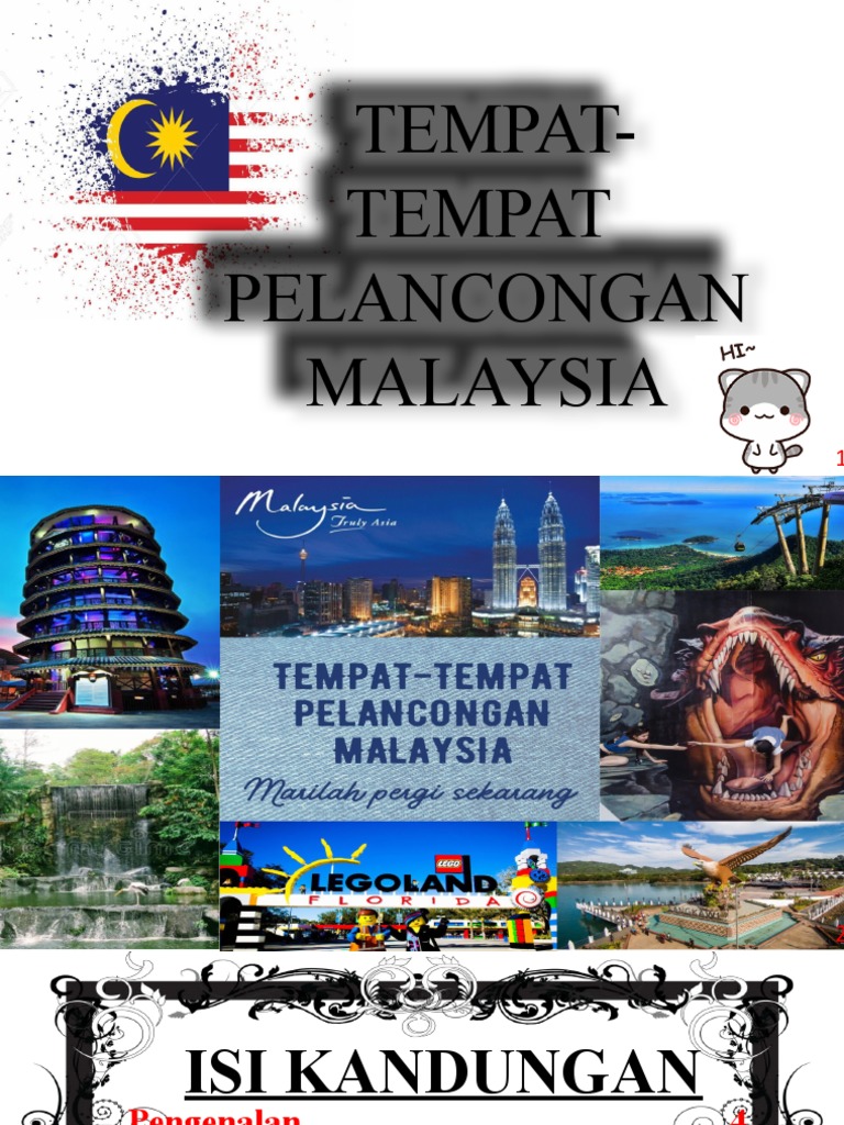 Presentation Tempat-Tempat Pelancongan Malaysia | PDF