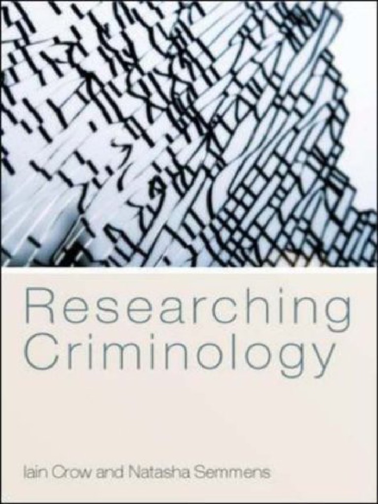 Researching Criminology | PDF | Quantitative Research | Theory