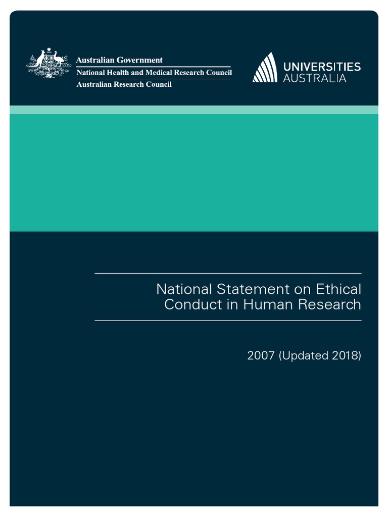 Australian National Statement in Ethical Conduct 2018 | PDF | Informed ...