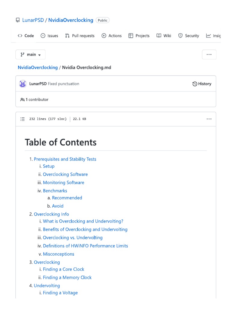 NvidiaOverclocking - Nvidia Overclocking.... LunarPSD - NvidiaOverclocking GitHub | PDF