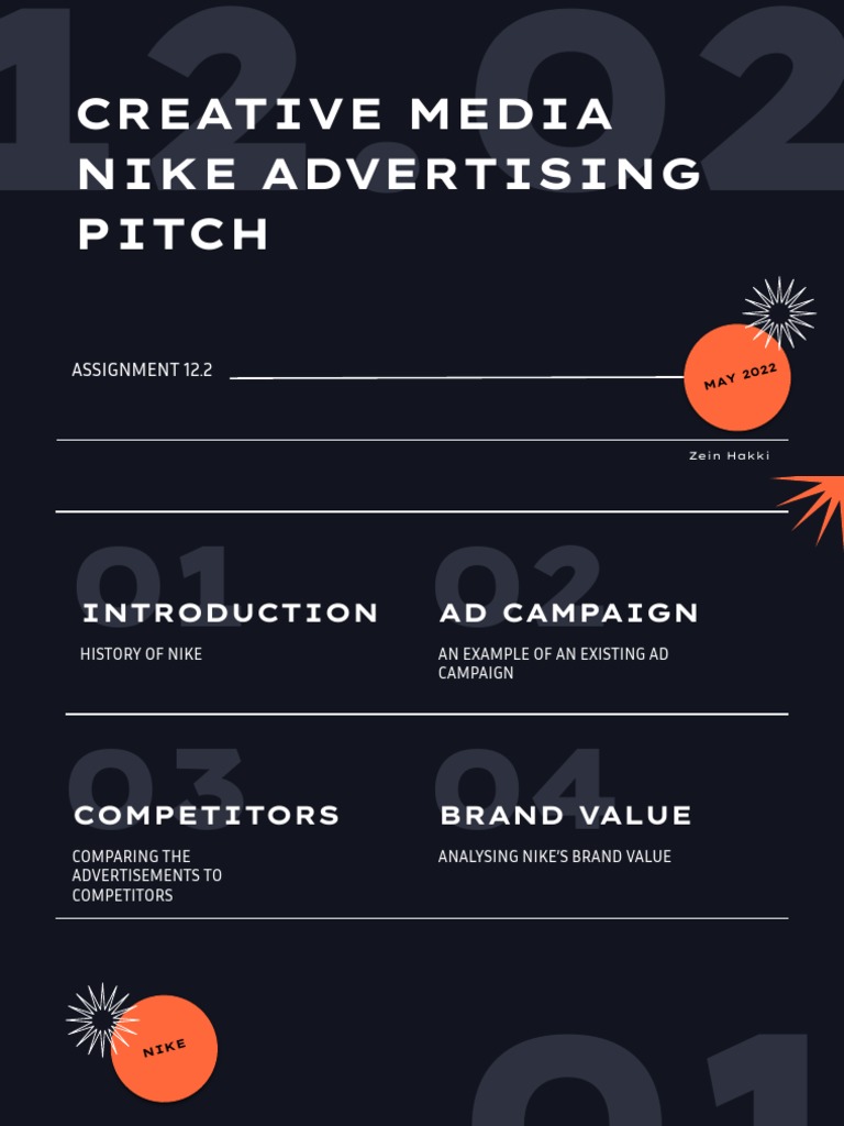 Creative Media Nike Advertising Pitch | PDF | Nike | Advertising