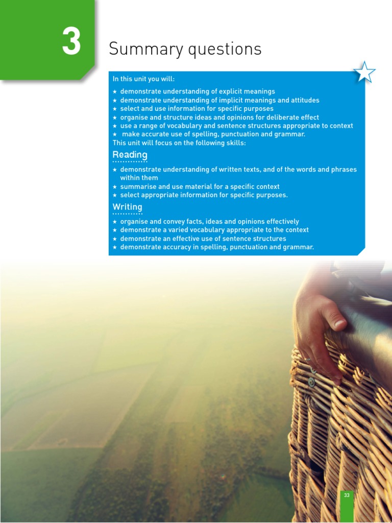 Summary Writing Guidelines | PDF | Unicorn | Understanding