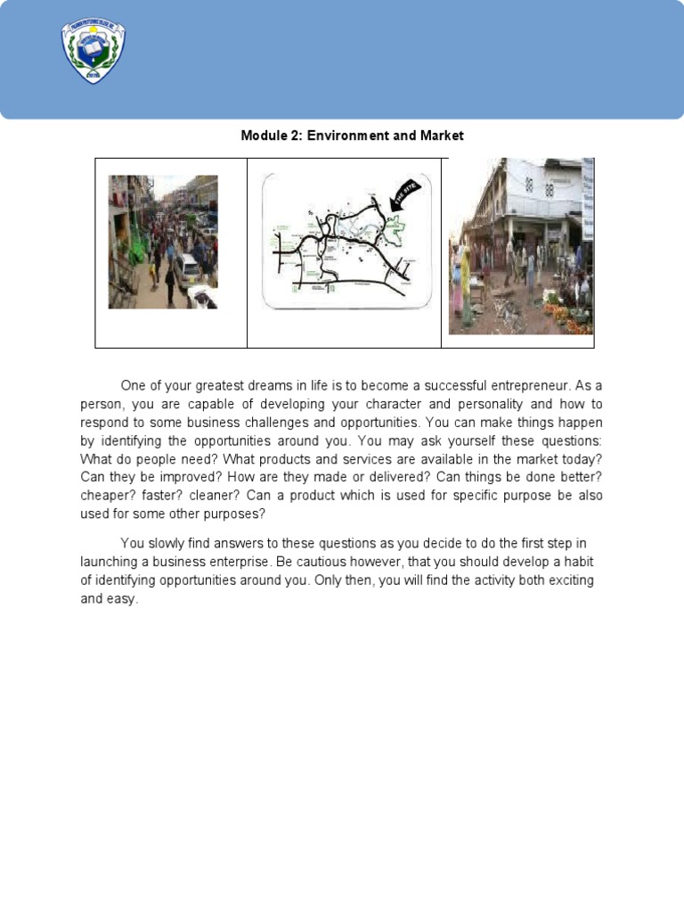 Module 2 Week2 | PDF | Entrepreneurship | Swot Analysis