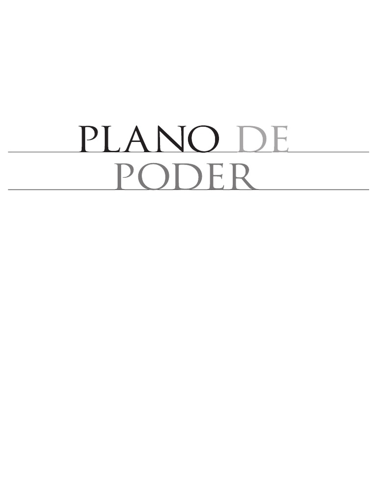 Plano de Poder. Copyright 2008 Por Edir Macedo e Carlos Oliveira | PDF | Adão e Eva | Gênesis ...