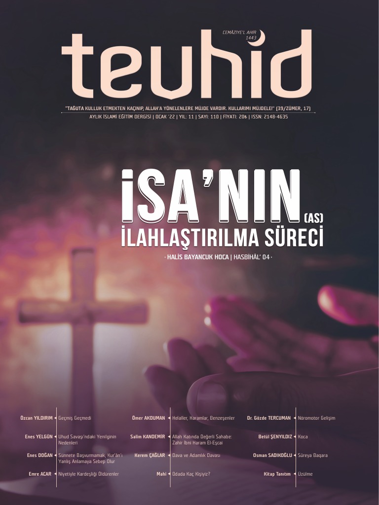 Tevhid Dergisi, Sayı 110 | PDF