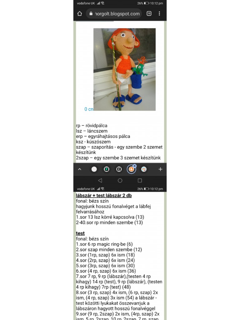 Hoho Horgász Horgolás | PDF