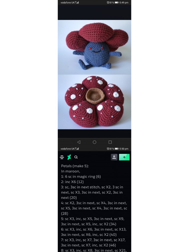 Pokemon Villeplume Crochet | PDF