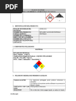 Hoja de Seguridad: Trapos Contaminados | PDF | Contaminación | Agua