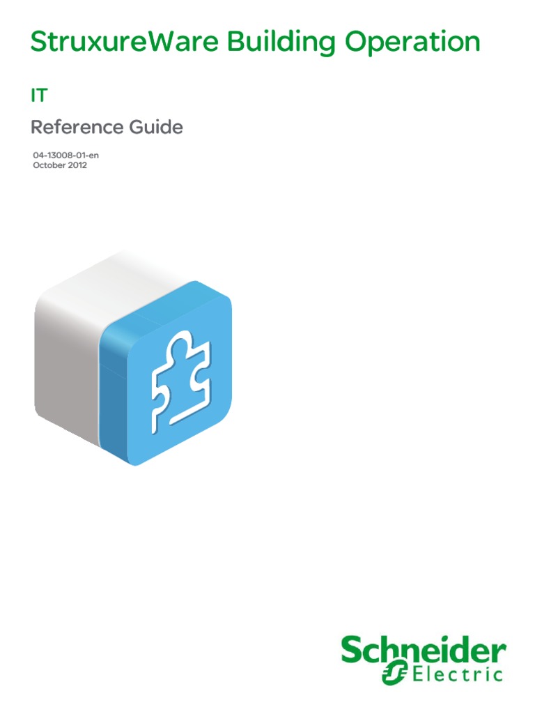 StruxureWare - Building - Operation IT Ref Guide | PDF | Installation (Computer Programs) | User ...