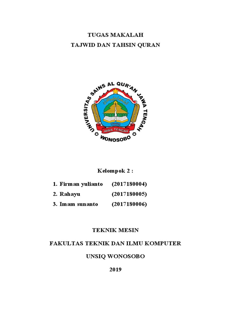 Bab Hukum Mim Dan Nun Tasydid Dan Mim Sukun | PDF