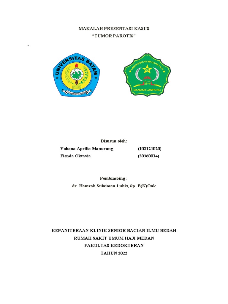 Tumor Parotis Fix | PDF