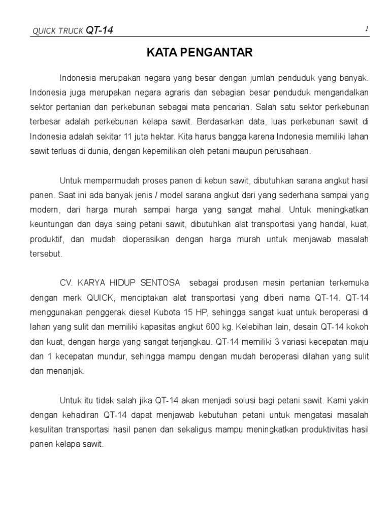 Manual Book QT-14 | PDF