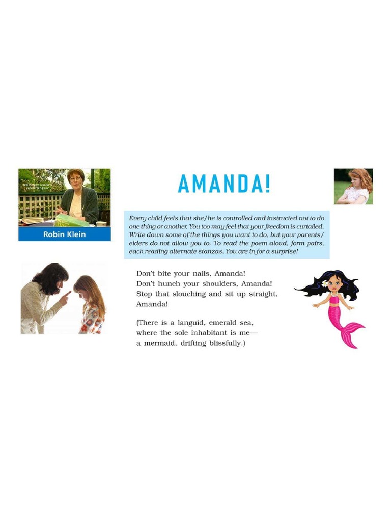Poem - Amanda! | PDF