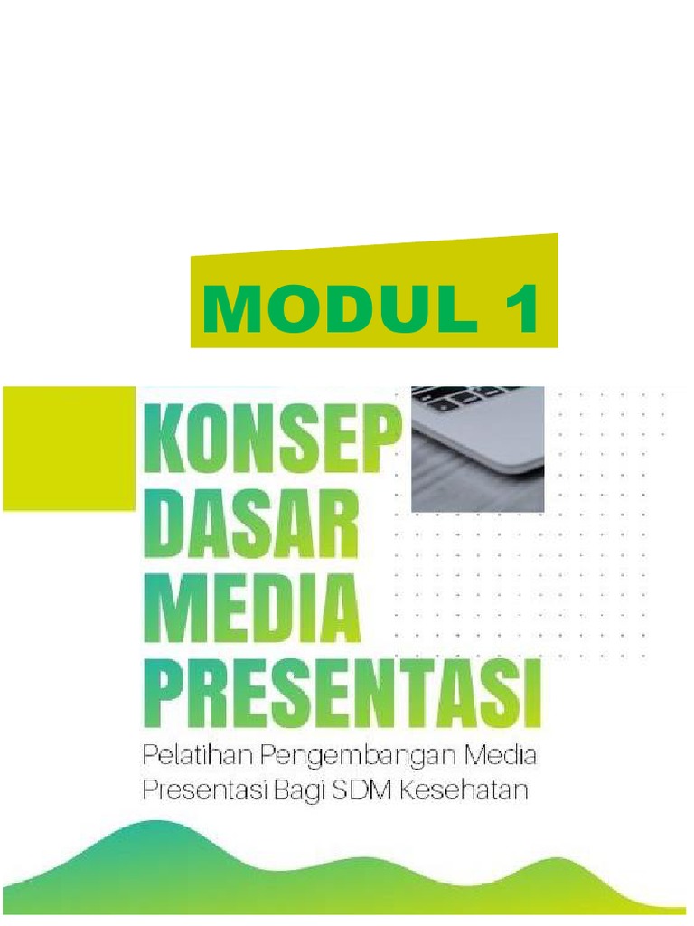 Modul Pelatihan Media Presentasi SDM Kesehatan | PDF