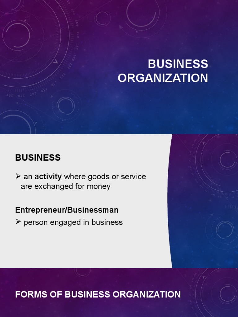 FABM 1 Chapter 3 Business Organization | PDF | Corporations | Sole ...