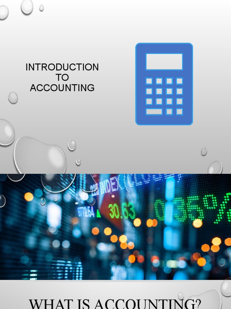 Introduction to Accounting Basics | PDF | Financial Statement | Accounting