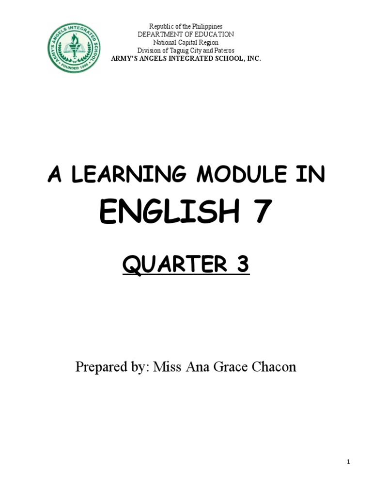 An English Learning Module on Multimedia Resources and Delivering ...