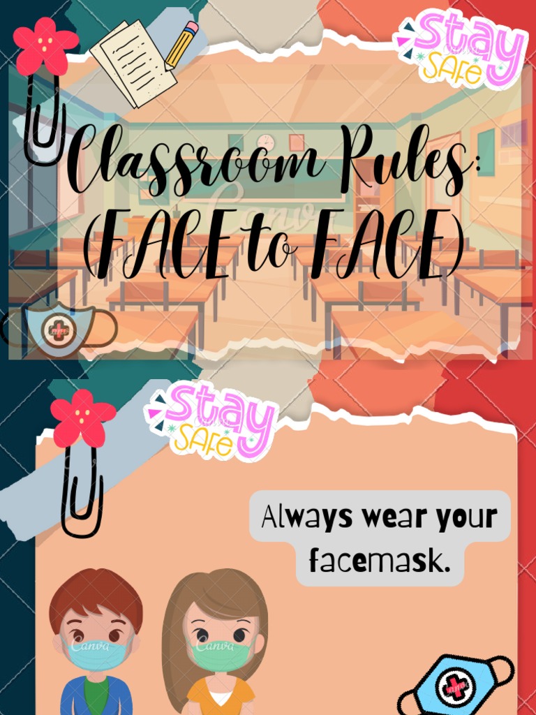 Face To Face Classroom Rules | PDF
