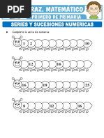Secuencias numéricas de 2 en 2 | PDF