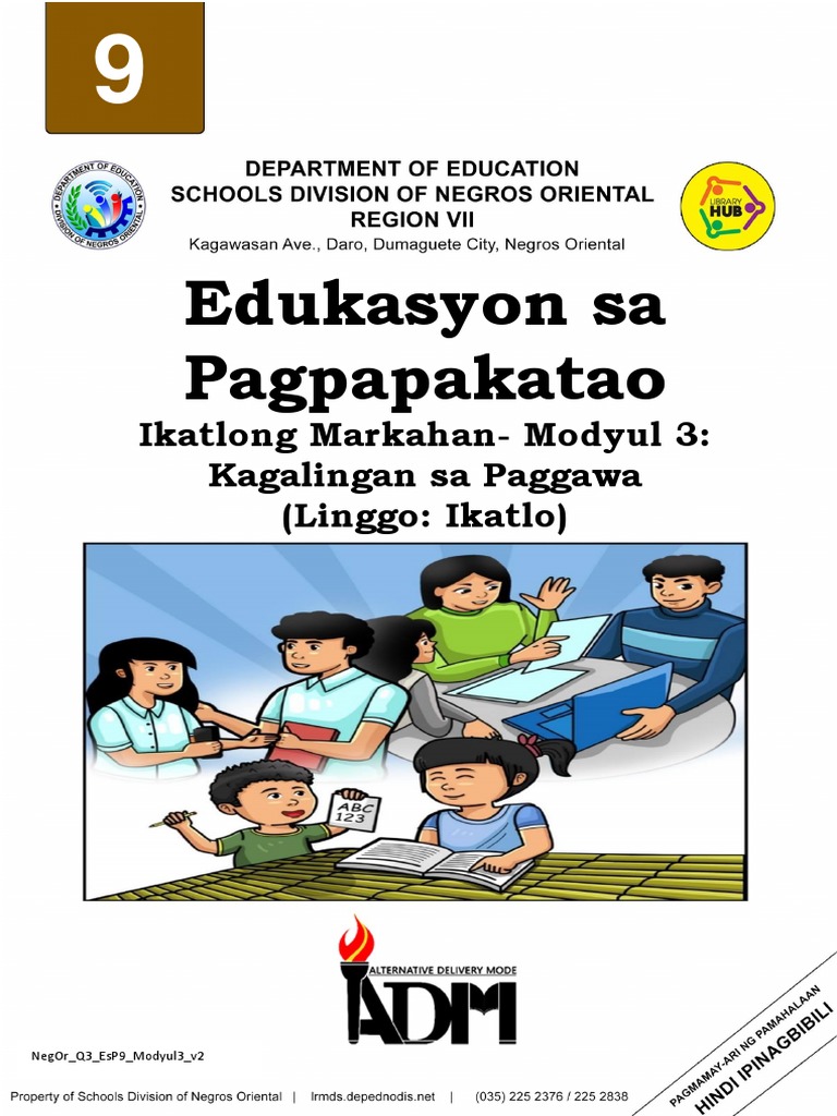 NegOr Q3 EsP9 Modyul3 v2 | PDF