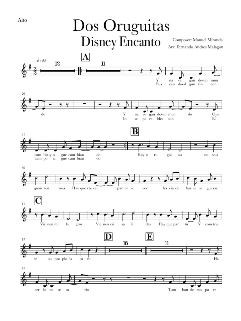 Dos Oruguitas Voz Alto | PDF