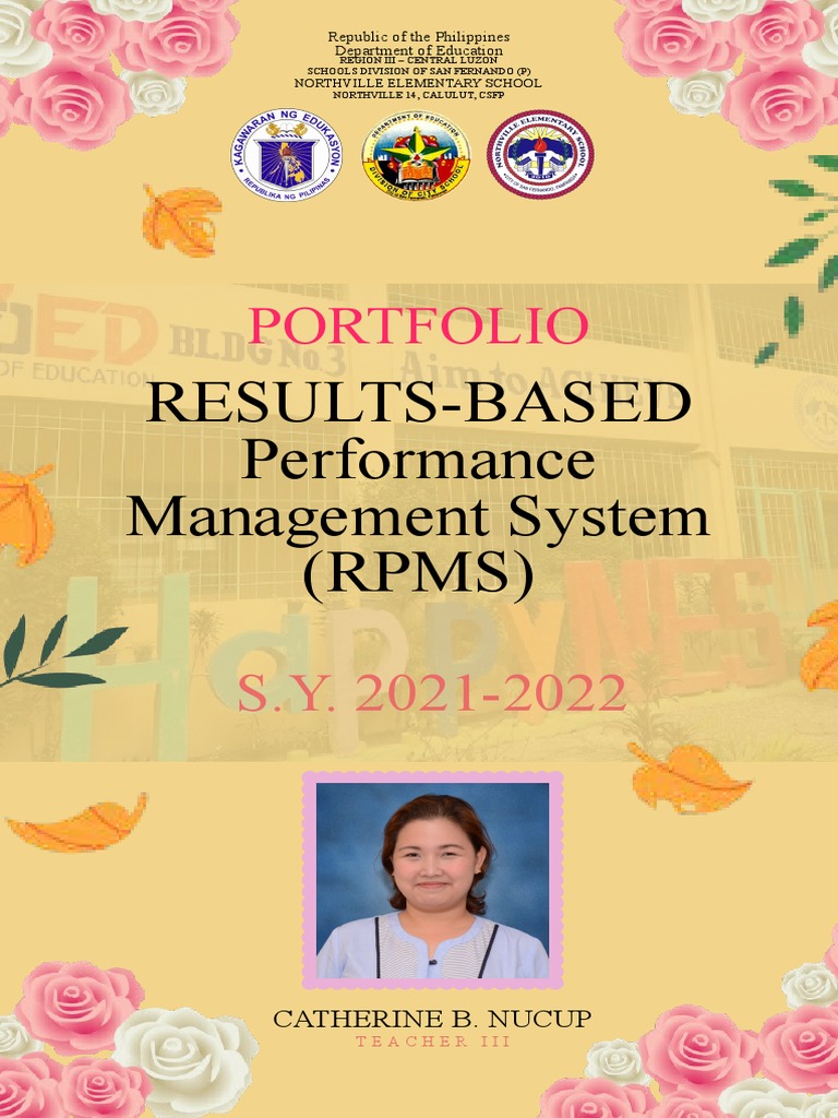 Cathy RPMS Portfolio 2021-2022 | PDF | Teachers | Learning