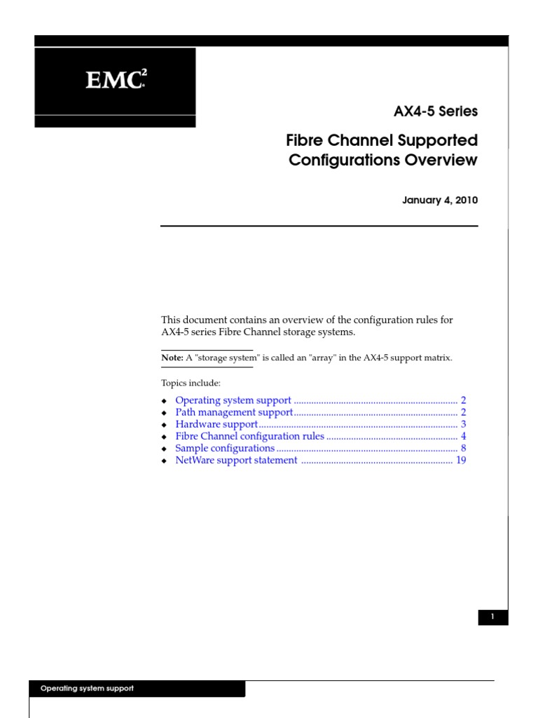 AX4-5 Support Config Overview FC | PDF | Windows Server 2003 ...
