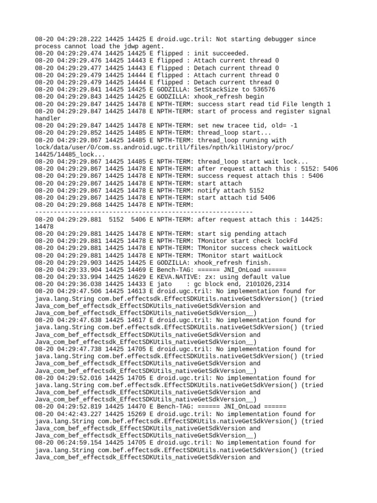 Log | PDF | Java (Programming Language) | System Software