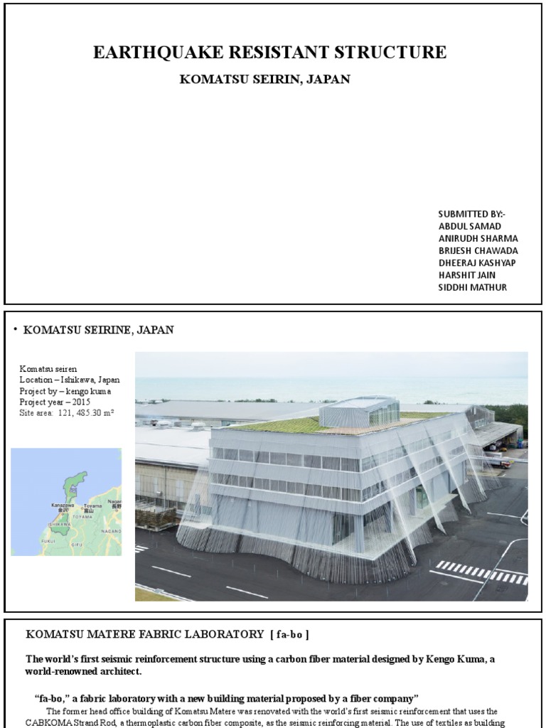Innovative Earthquake-Resistant Design | PDF | Composite Material ...
