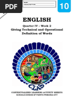 English 10 Quarter 4 Module 4 | PDF | Clause | Pronoun