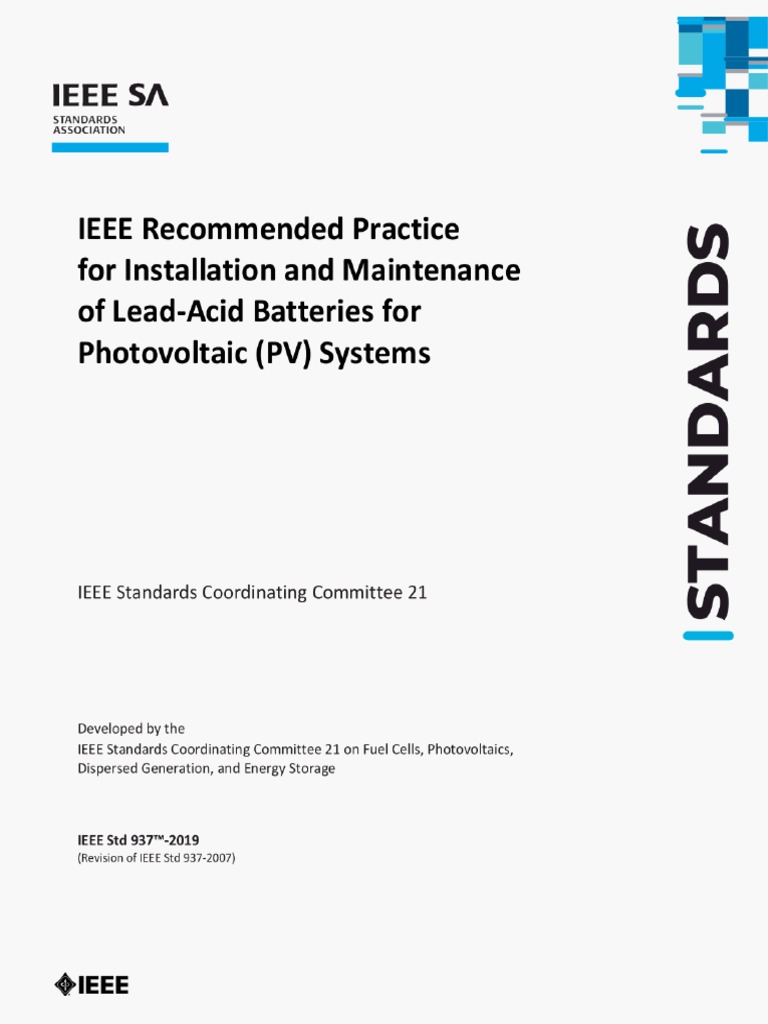 Ieee 937-2019 | PDF