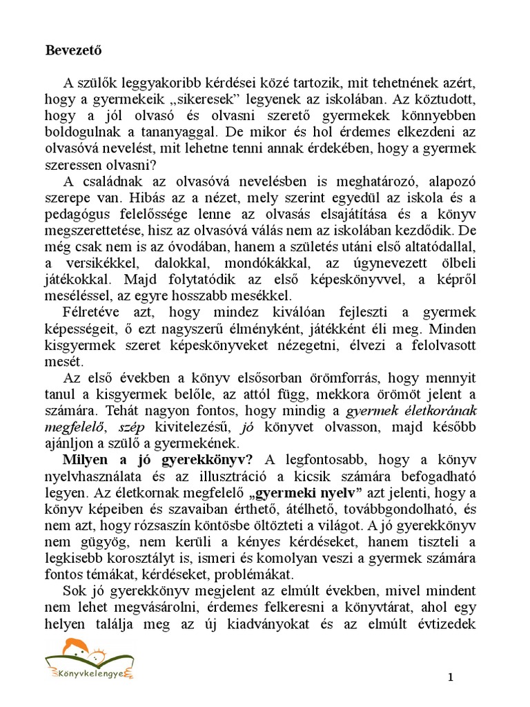 Konyvkelengye Fuzet | PDF