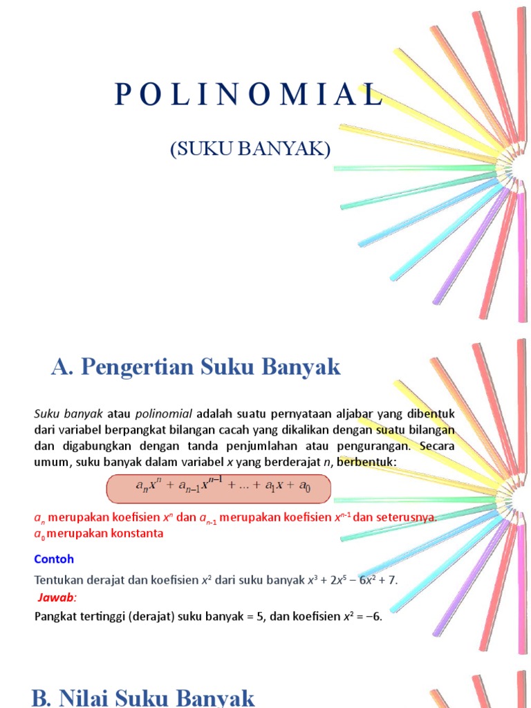 Polinomial: (Suku Banyak) | PDF