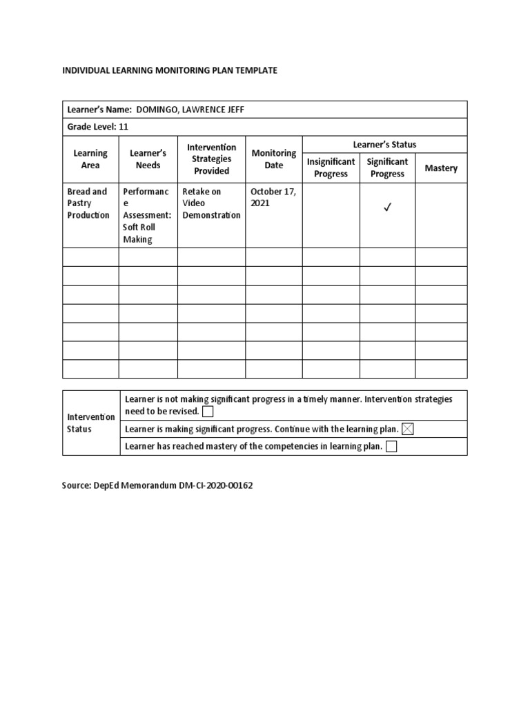 L3A4 - Individual Learning Monitoring Plan Template - MODULE 3 - LAST ...