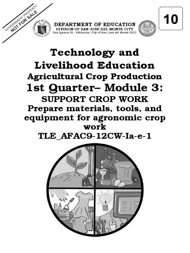 Tle 10 q1 Mod3 Agri-Crop Production - Farm Tools | PDF | Plough ...
