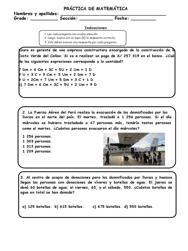 Practica 17-8 Matematica | PDF