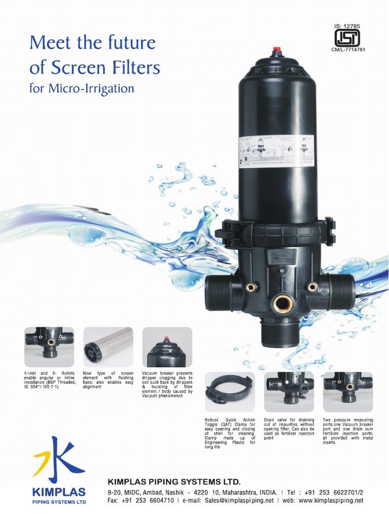 Plastic QAT Claimp Filters | PDF