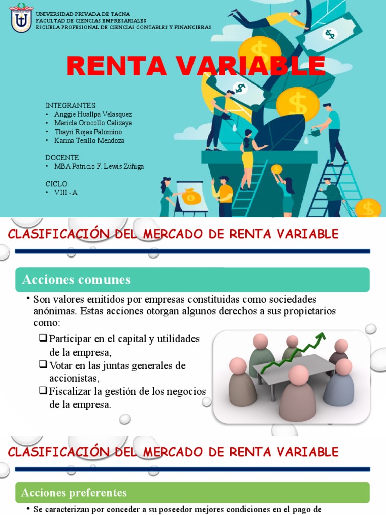 Renta Variable | PDF | Compartir (Finanzas) | Business