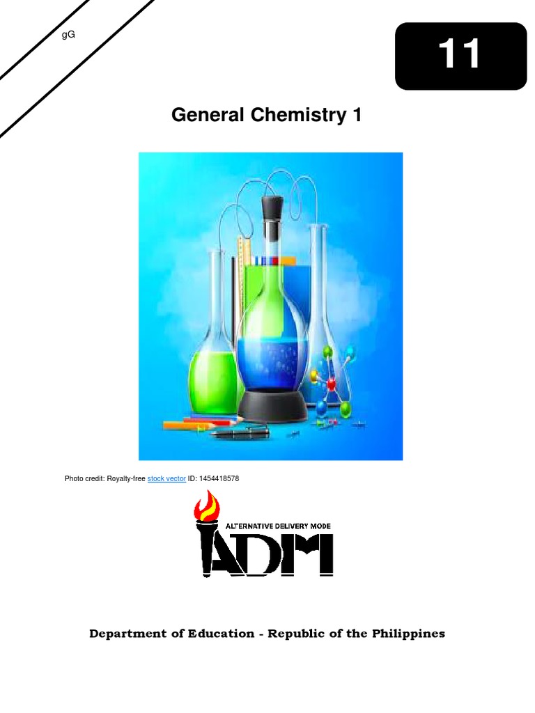General Chemistry 1 Lesson Exemplar 001 1003 A4 Bond Paper Edited | PDF ...