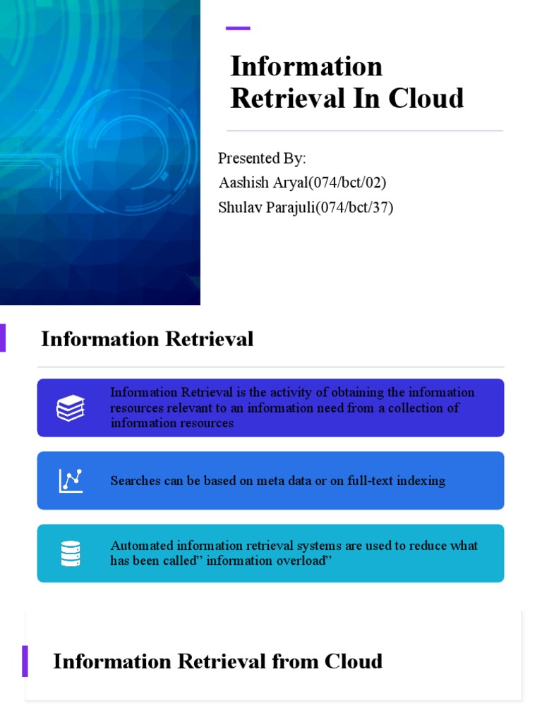 Cloud-Based Information Retrieval Systems | PDF
