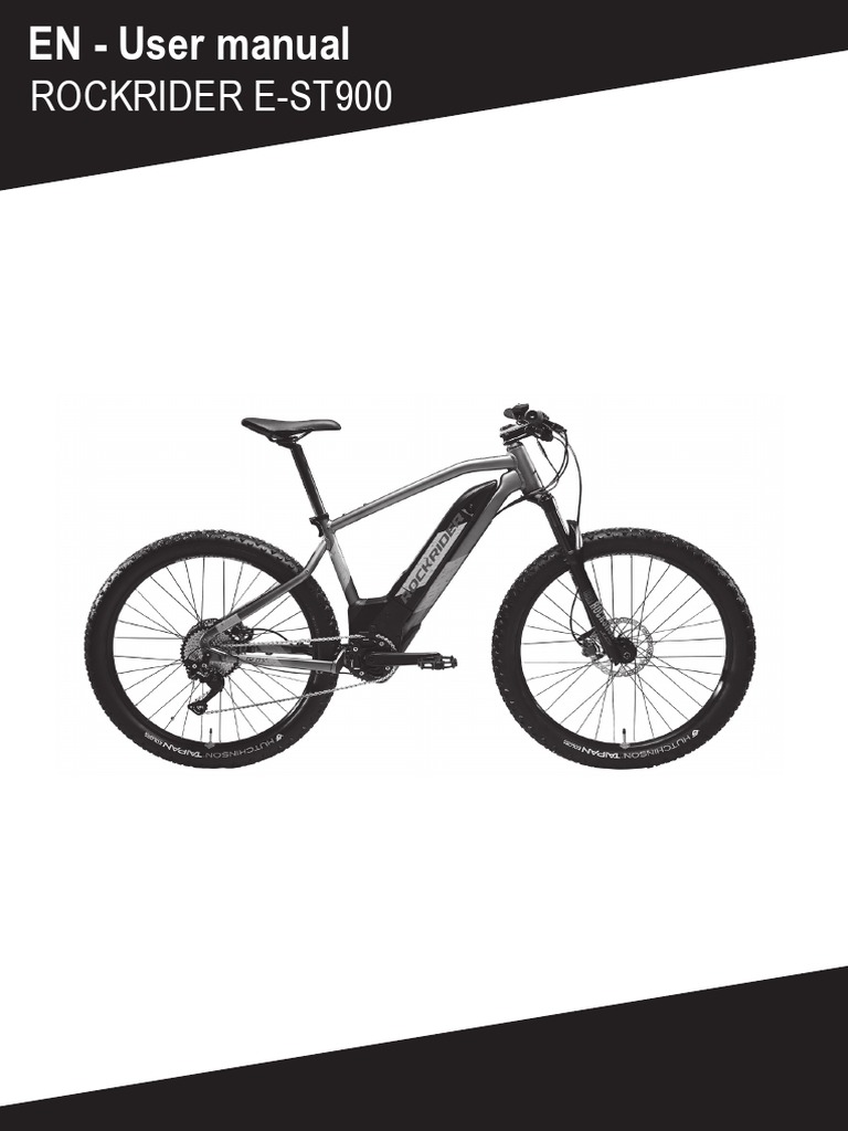 Rockrider Est900 2019 | PDF | Battery Charger | Electric Motor