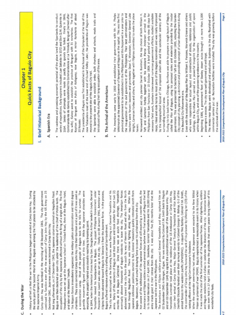 Comprehensive Land Use Plan Baguio Merged - Compressed | PDF