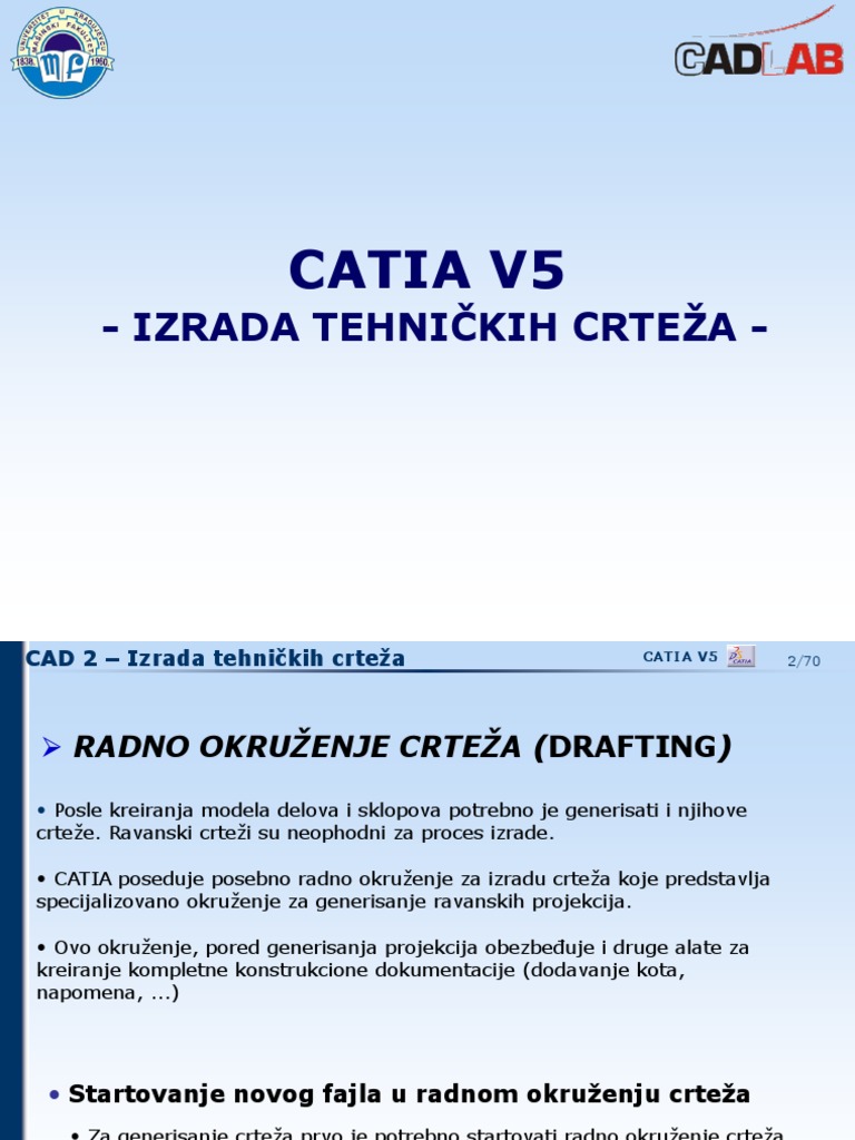 CATIA 06 Crtezi | PDF
